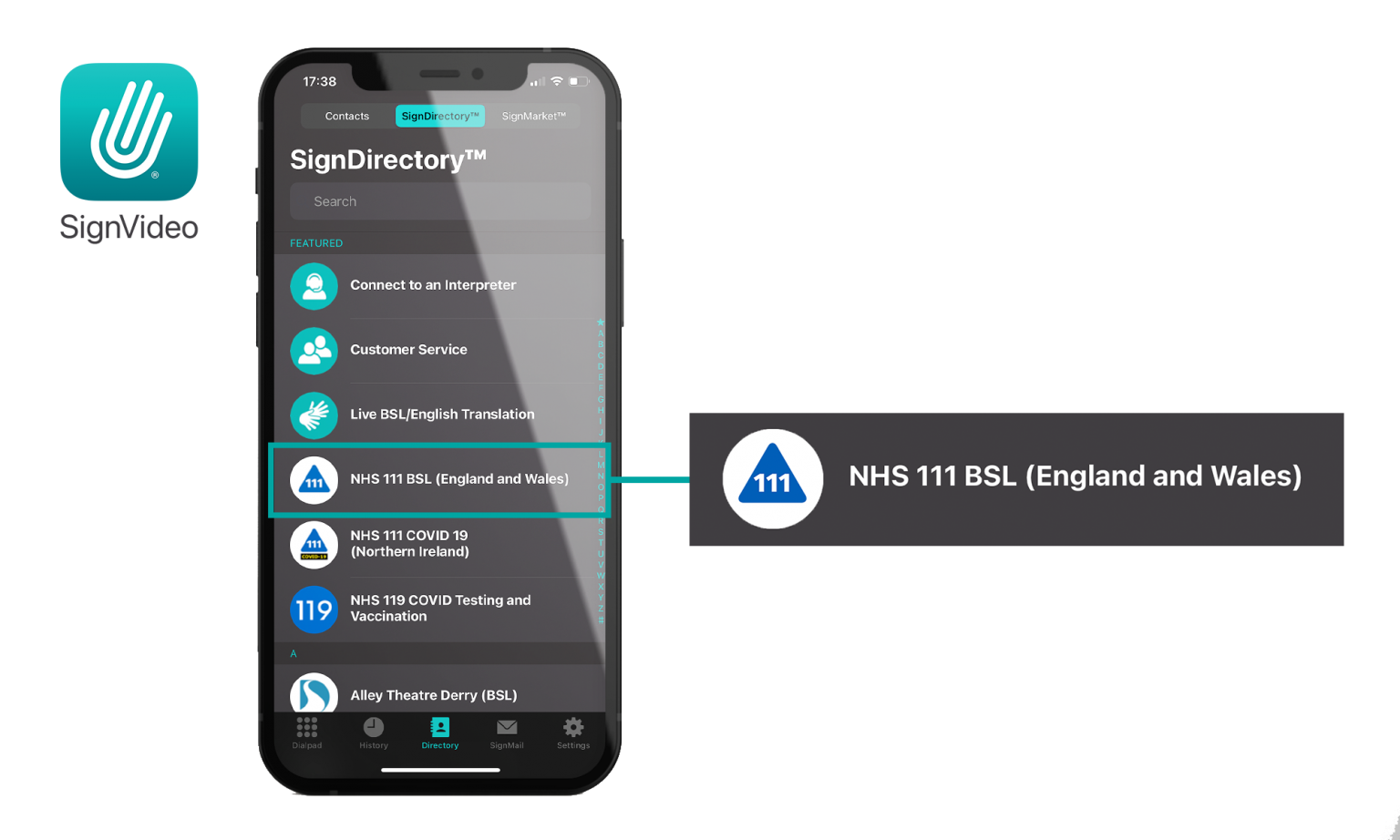 NHS 111 | SignVideo : SignVideo