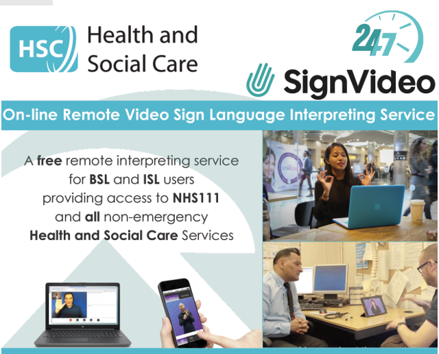 HSCNI-webinar - SignVideo : SignVideo